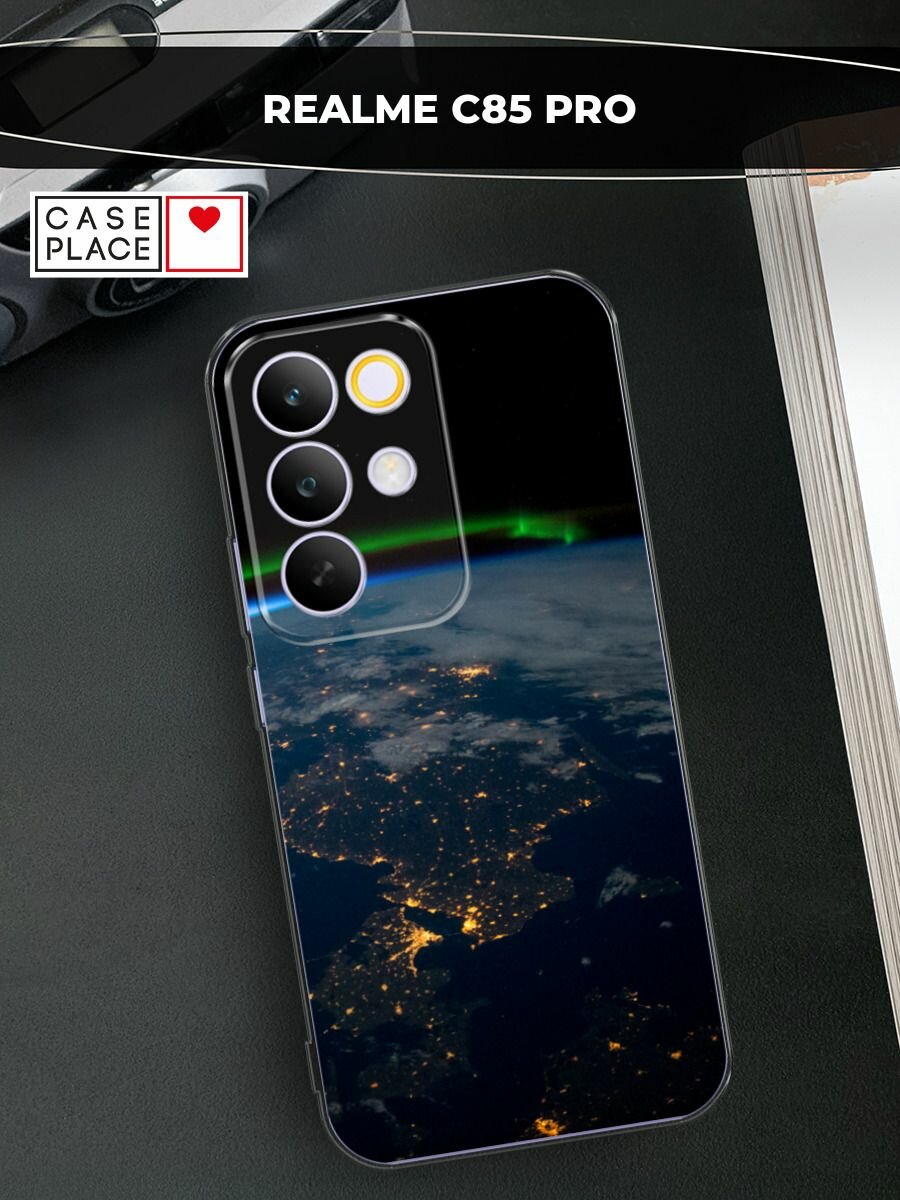 Чехол на Realme C85 Pro / Реалми C85 Про с принтом Земля из космоса