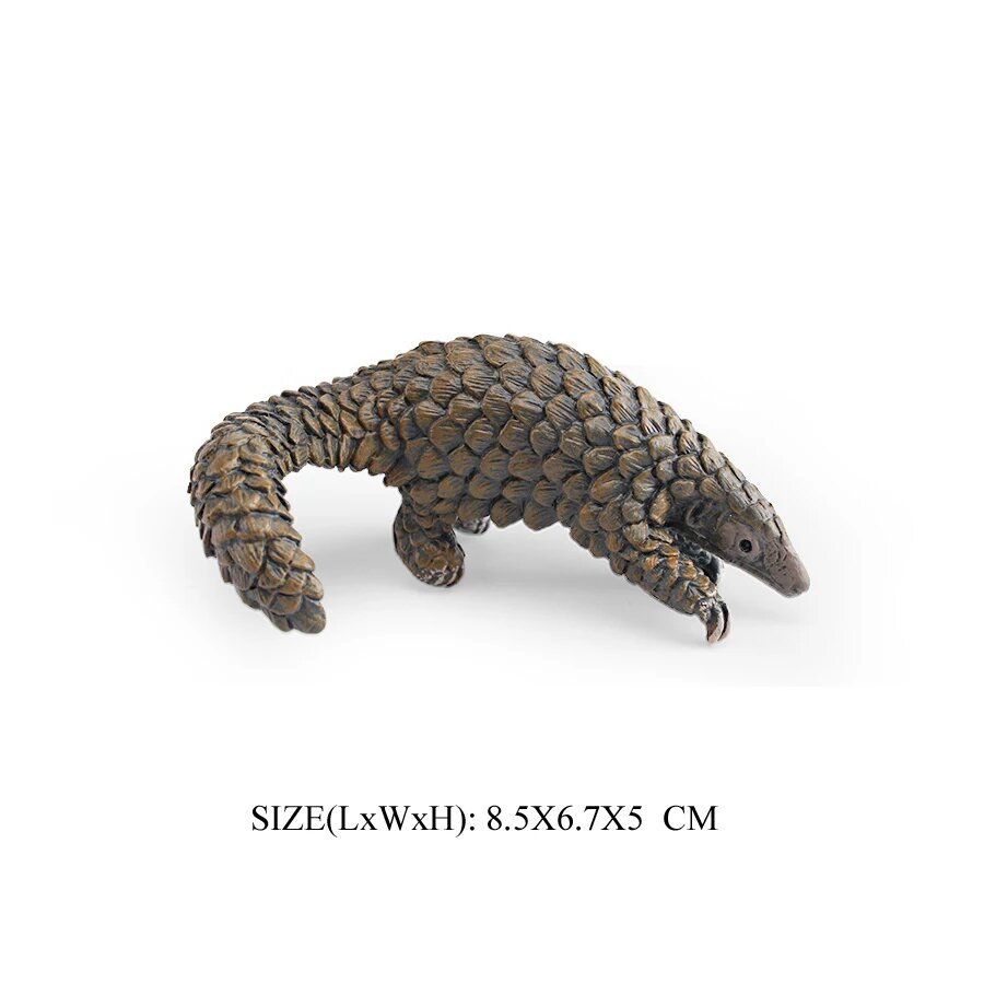 Фигурка животного Pangolin, 8.5x6.7x5 см