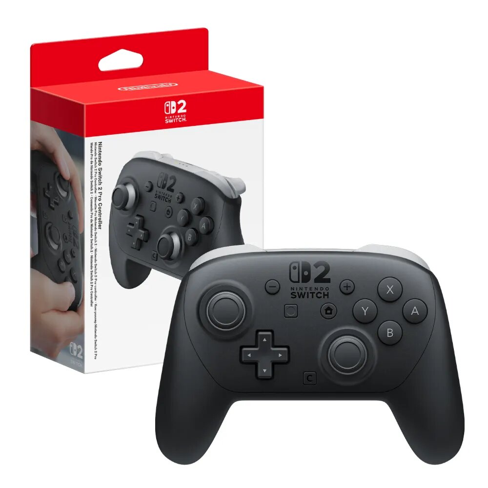 Геймпад Nintendo Switch 2 Pro Controller для (Nintendo Switch 2) черный