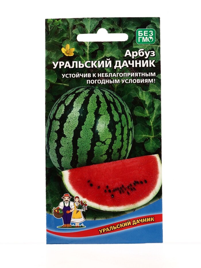 Семена Арбуз Уральский дачник (УД) Е/П , Е/П, 10 шт. 10964773