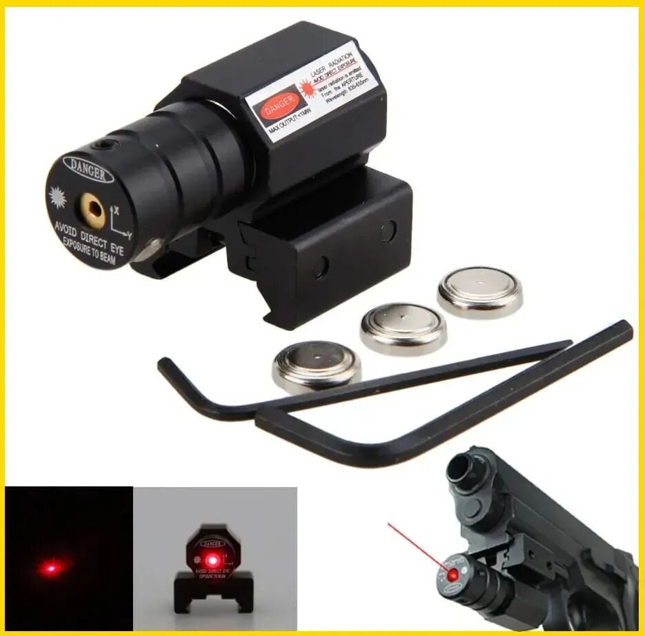 Коллиматорный прицел, телескопический, точный, долговечный, защищающий от столкновений и стабильный лазерный прицел