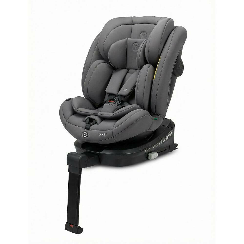 Agex Comfort i-Fix 360 New, автокресло с рождения до 12 лет гр.0-1-2-3 (0-36 кг), цвет Grey (серый)