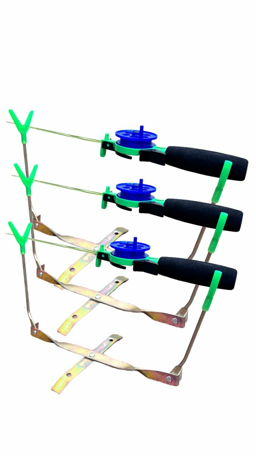 Подставка для зимней удочки; Подставка для зимних удочек; комплект 3 шт