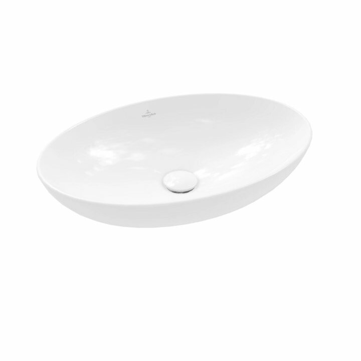 Раковины Villeroy & Boch Loop & Friends 4A470101 накладная, 56x38xh12см, альпийский белый
