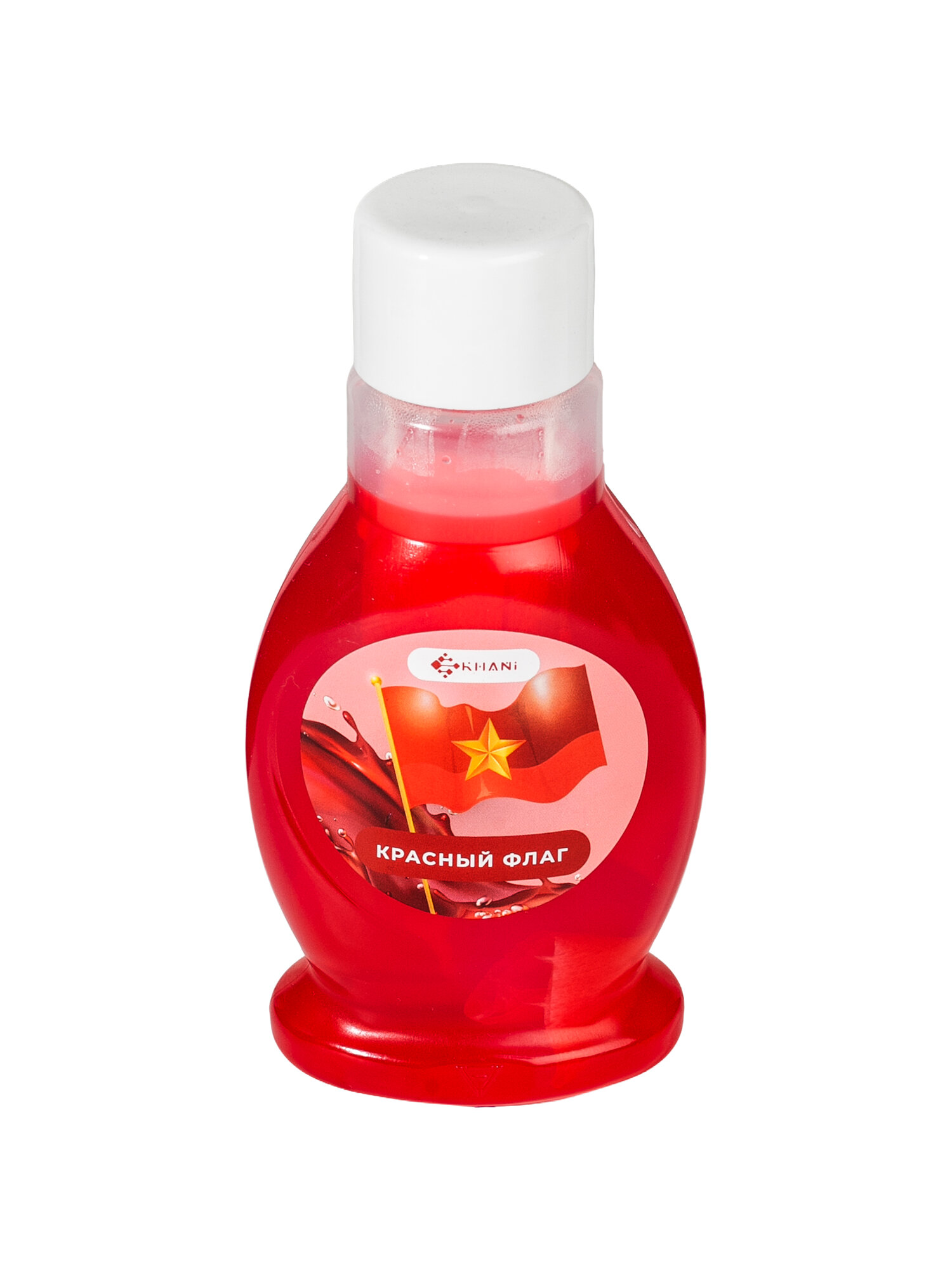 Ароматизатор автомобильный Khani красный флаг 300 мл, гелевый освежитель воздуха, длительное действие (23917)