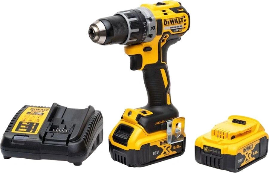 Дрель-шуруповерт DeWalt DCD791P2-QW 460Вт аккум. патрон: быс