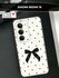 Силиконовый чехол на Xiaomi Redmi 15 / Сяоми Редми 15 с принтом Бантик на фоне в...