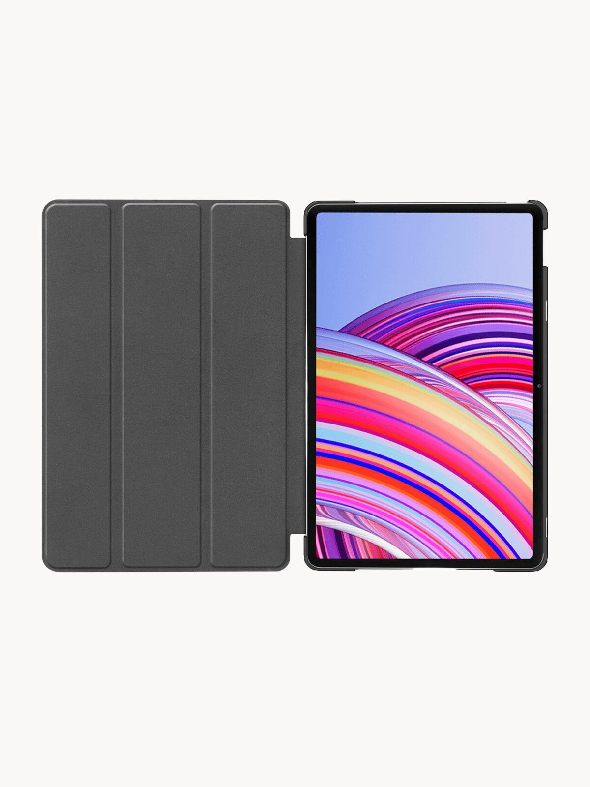 Чехол для планшета Xiaomi Redmi Pad Pro, POCO Pad 12.1 дюйма, с магнитом, прочный пластик, серый