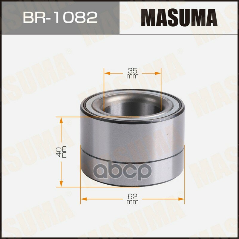 Подшипник ступичный MASUMA, SUZUKI SWIFT / ZC11S rear Masuma арт. BR-1082