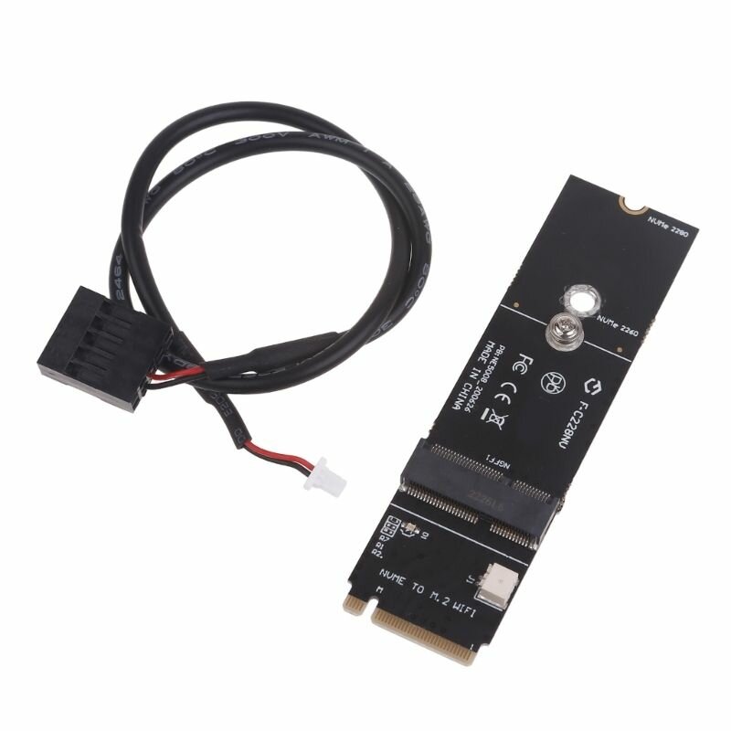 M.2 Подключение беспроводной сетевой карты к интерфейсу SSD KEY M NVME