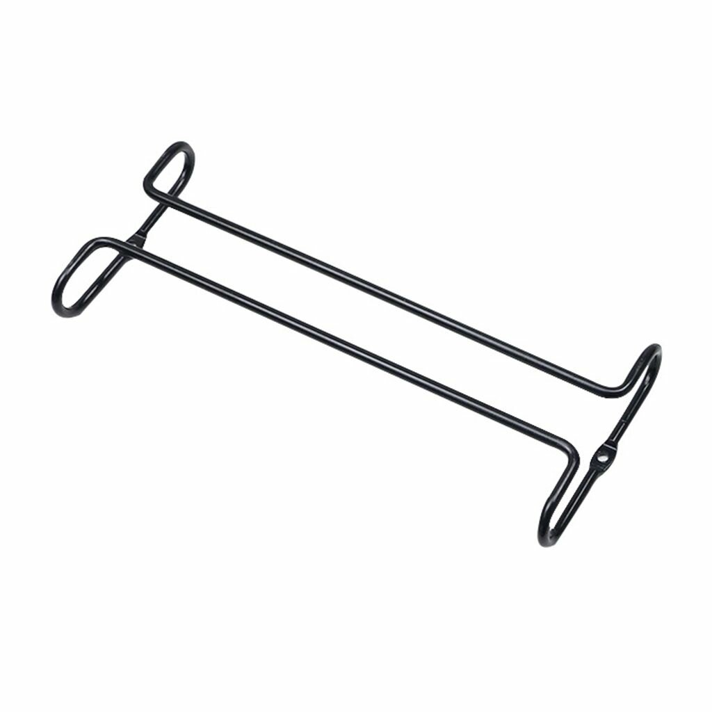 Перевернутый держатель для бокалов вина Подвесной вина-черный