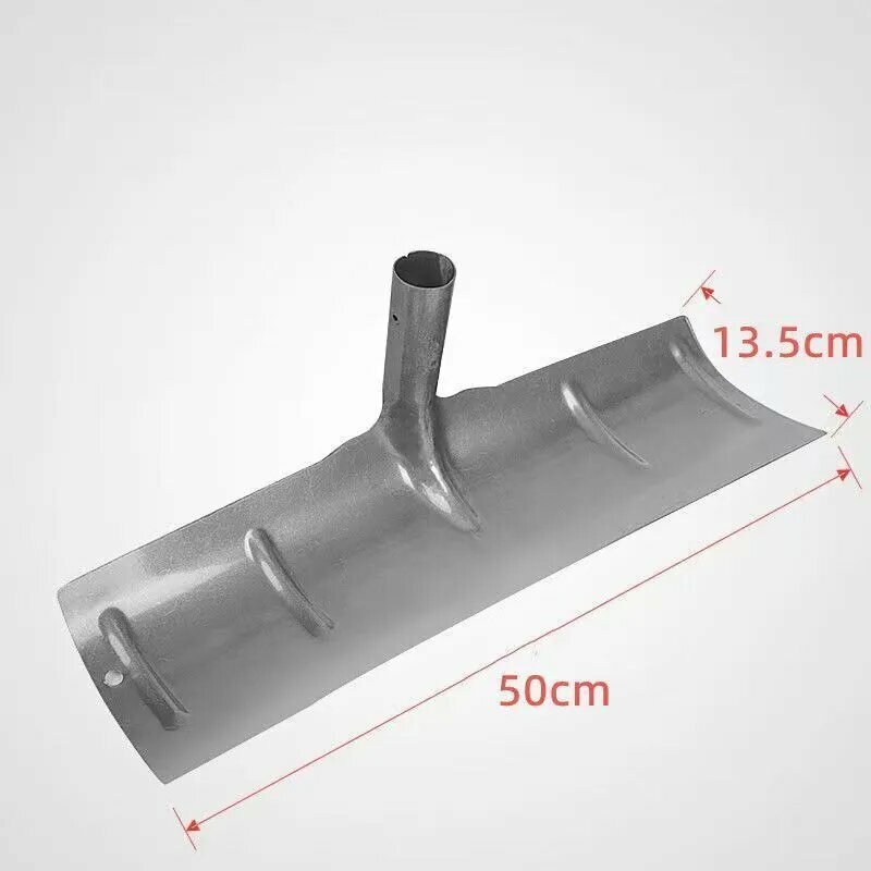 Металлическая лопата для навоза без ручки 50 см, марганцевистая сталь, используется в животноводстве и сельском хозяйстве