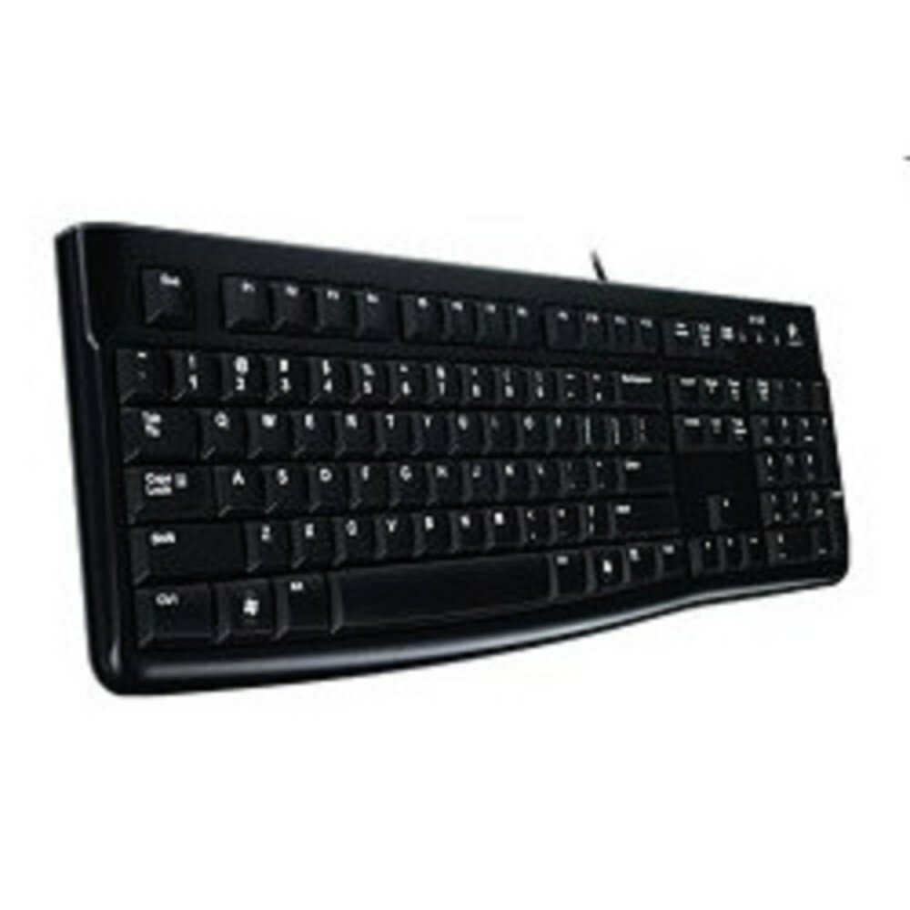 Logitech Клавиатура 920-002506 Клавиатура K120 Black USB EER RTL заводская гравировка RU LAT