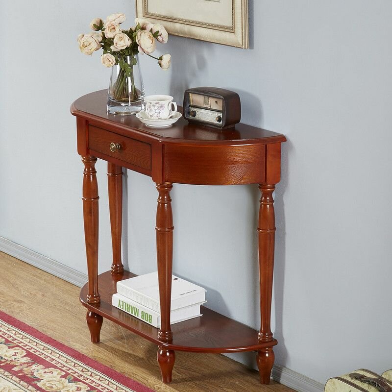 Консоль, консольный столик из массива дерева, для балкона и сада, 80/90/100 см