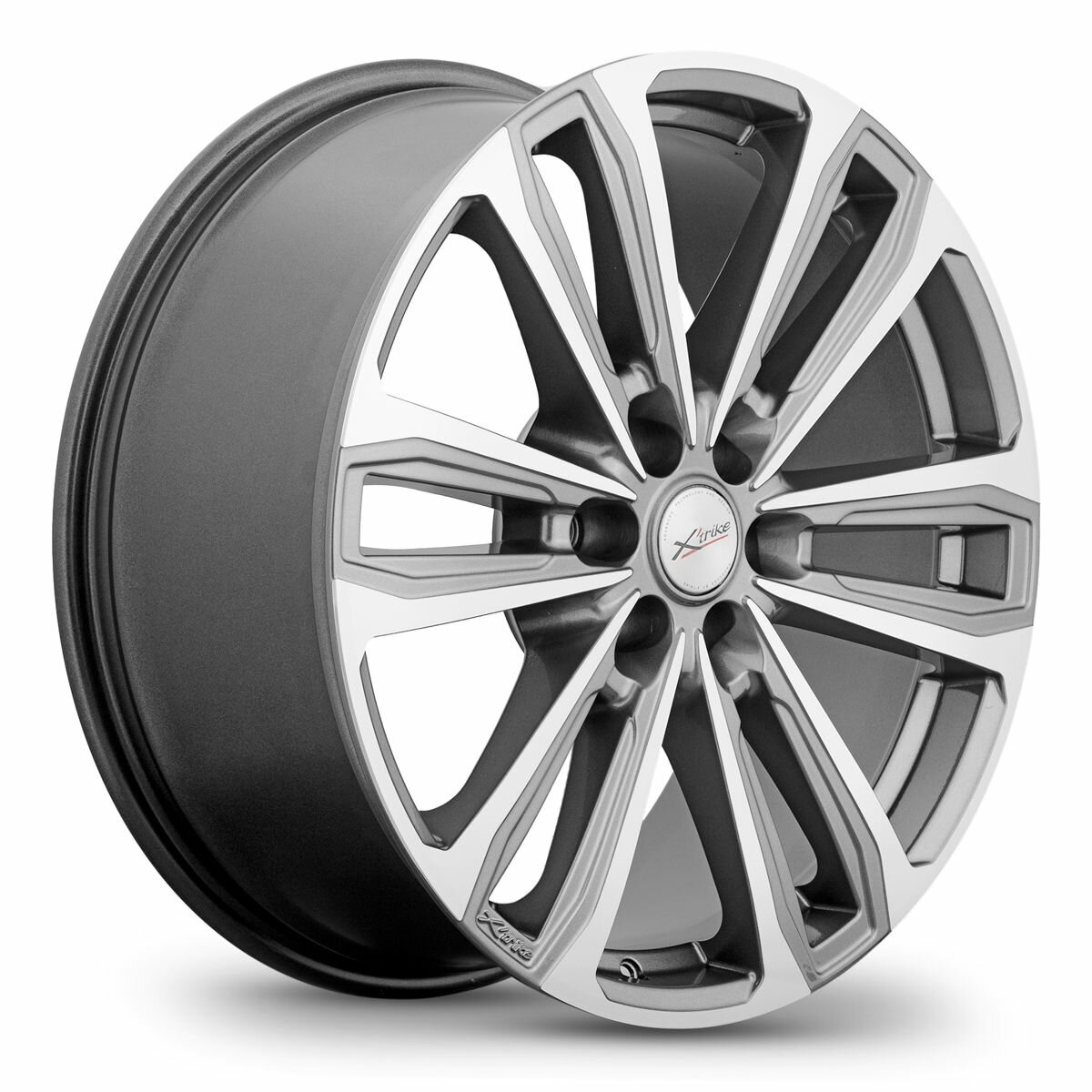 Диск литой X'trike X-142 8,5\R20 6*139,7 ET25 d106,1 HSB/FP [14202GK] Toyota LC Prado <Ш> Fb max 1000 kg