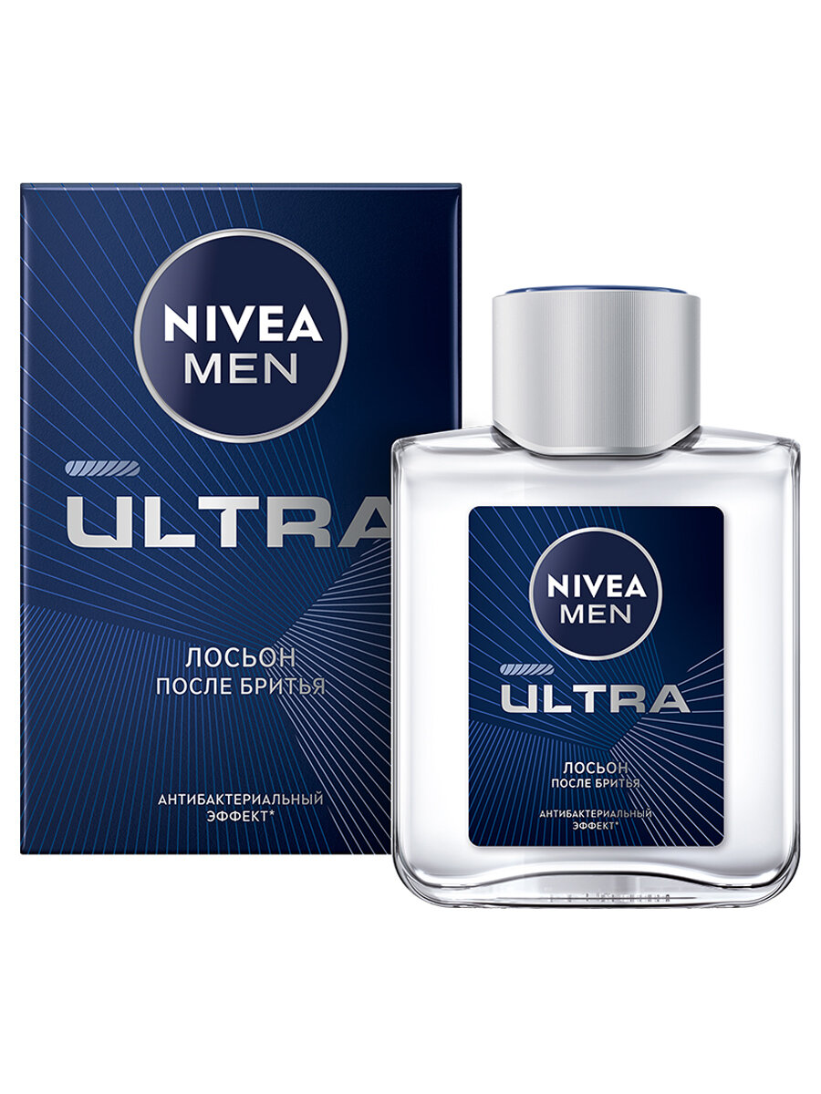 Лосьон после бритья Nivea Men Ultra Антибактериальный эффект 100мл