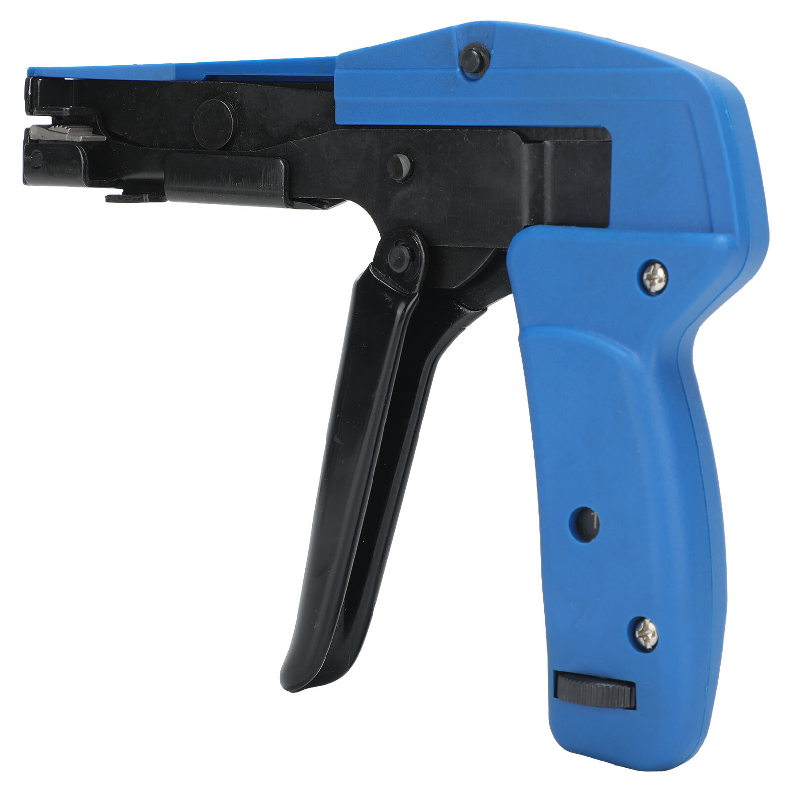 Пистолет для кабельных стяжек из литой стали, инструмент для застегивания молний заподлицо со стальной ручкой для нейлоновых стяжек.