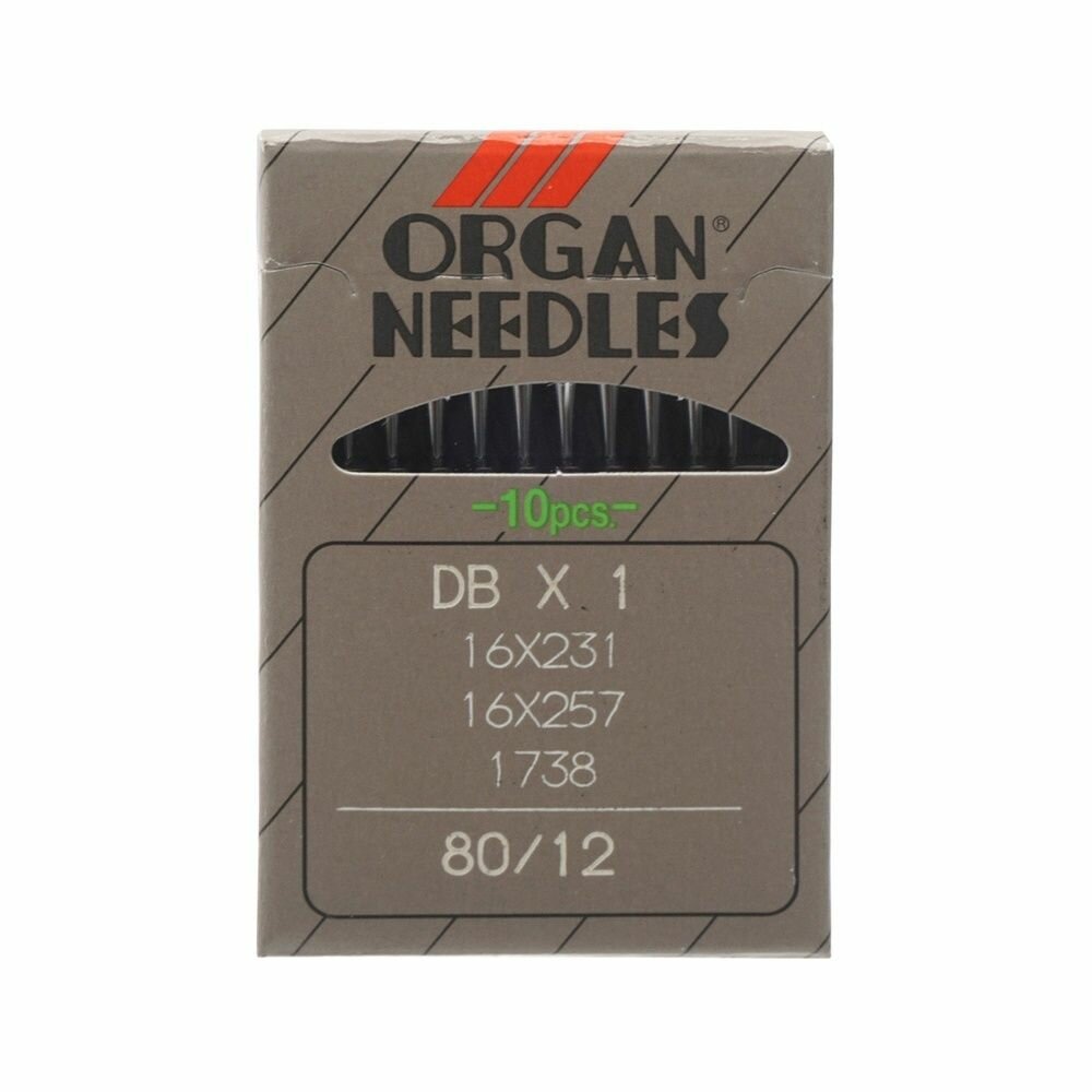 Иглы ORGAN DB 1/80, 10 шт