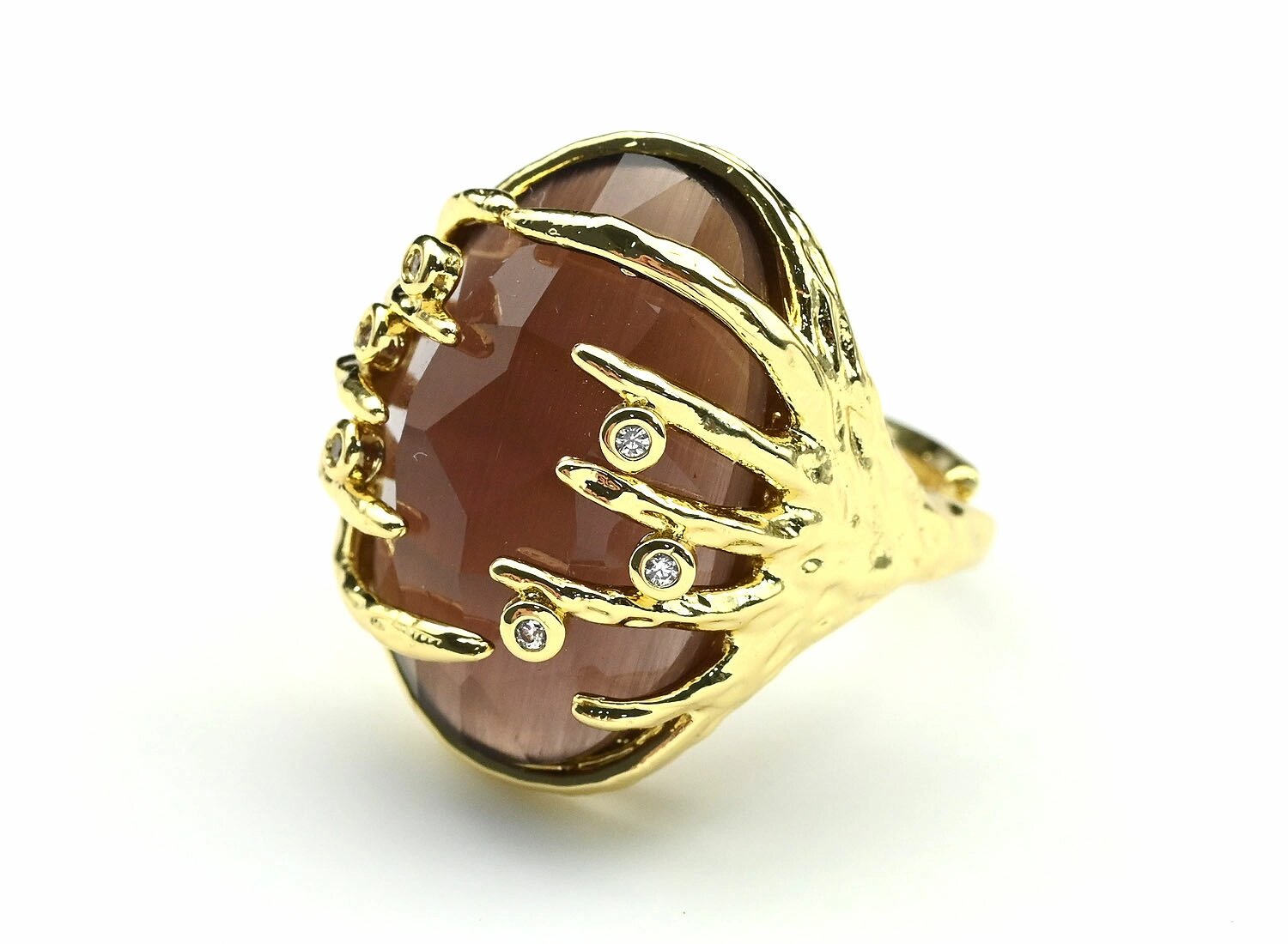 Кольцо, кошачий глаз