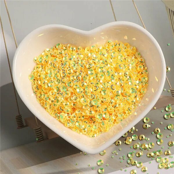 Пайетки 3 мм GL yellow