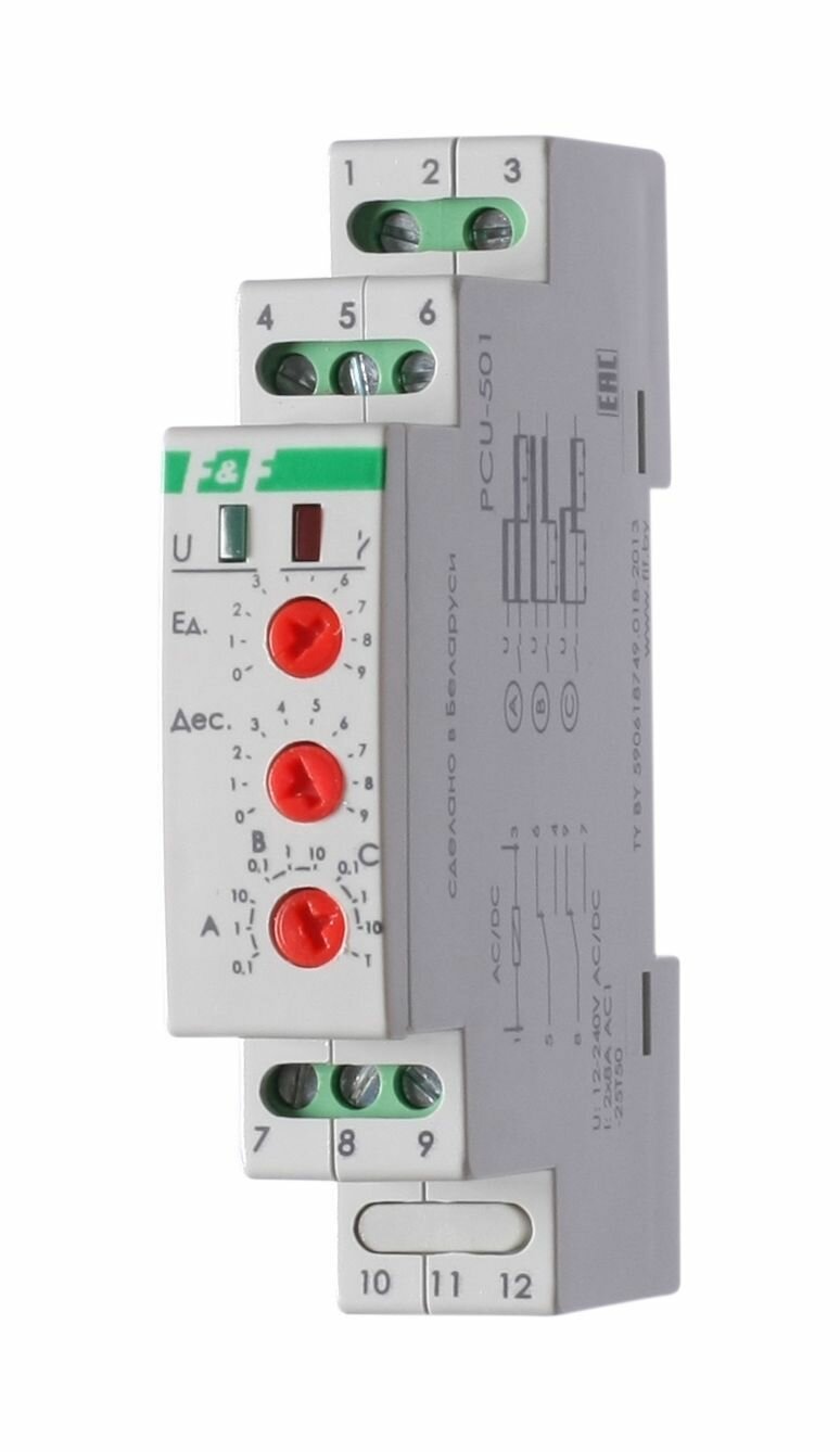 Реле времени F&F PCU-501, отсчет времени при снятии питания