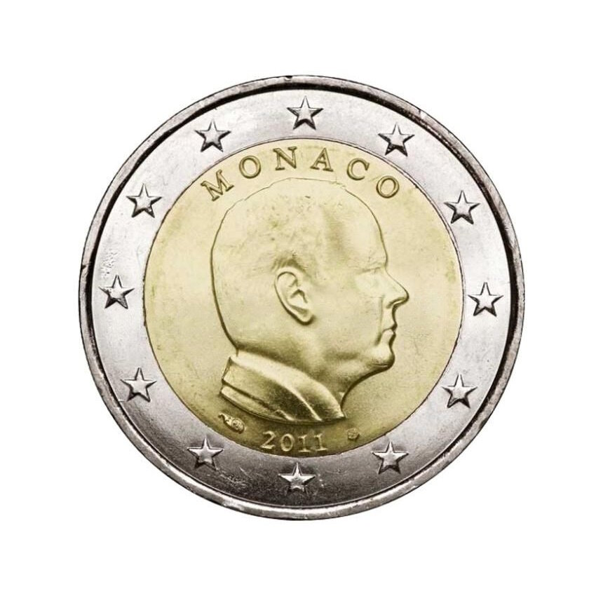 2 Евро 2011 Монако Альбер II