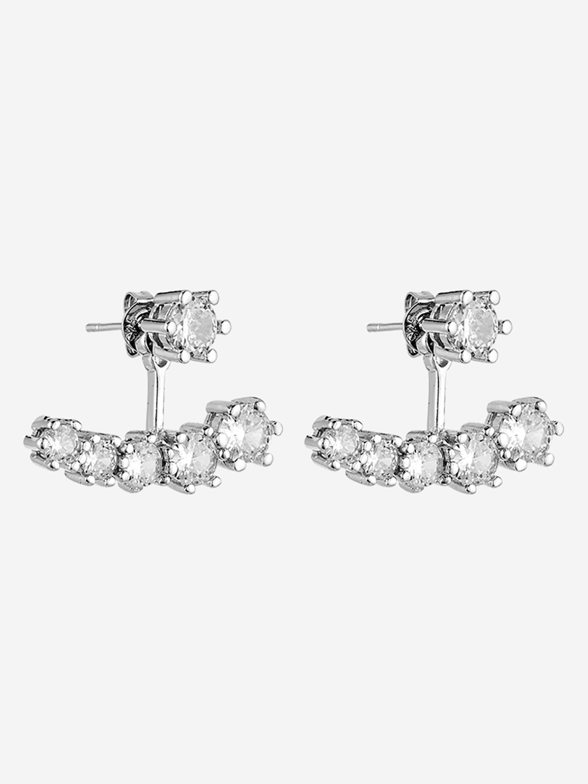 Серьги каффы, кристаллы Swarovski