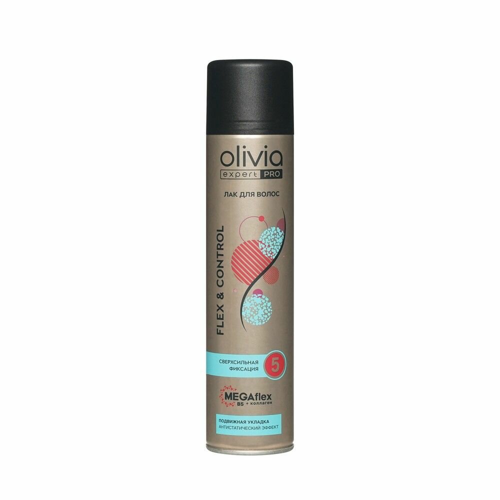 Лак для волос Olivia expert PRO Flex&Control сверхсильная фиксация, 300 мл