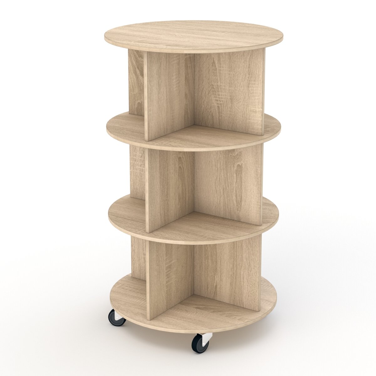 Стеллаж "Бухгалтер" №2, Дуб Сонома. Производитель товара - компания Westcom.