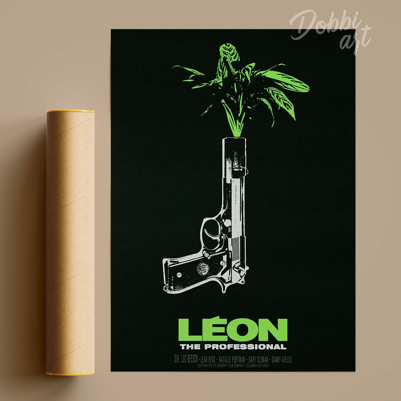 Постер Леон 30х40 см без рамы/ Leon, Люк Бессон/ Плакат для интерьера, в подарок