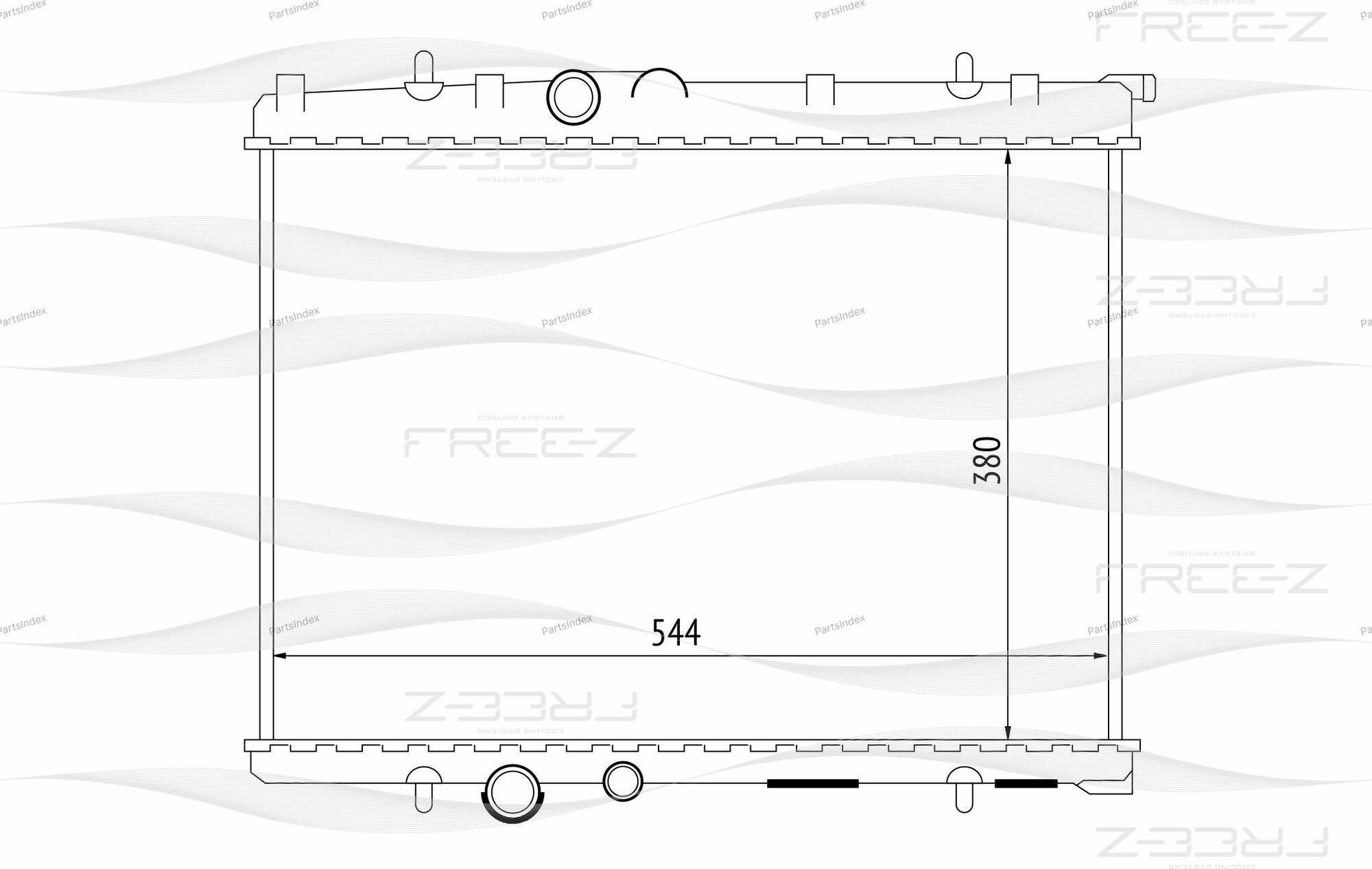 Радиатор охлаждения, FREE-Z KK0177