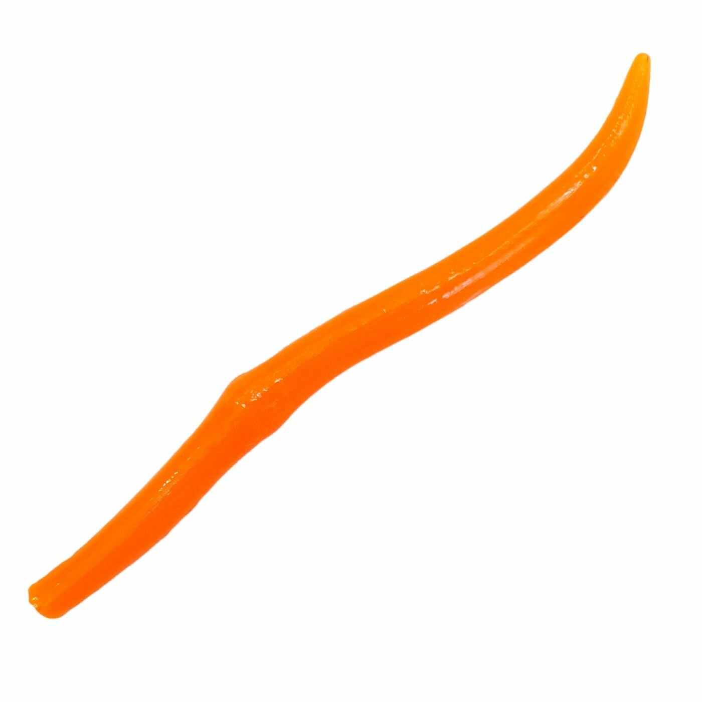 Силиконовые рыболовные приманки Cool Place Worm, оранжевый, сыр