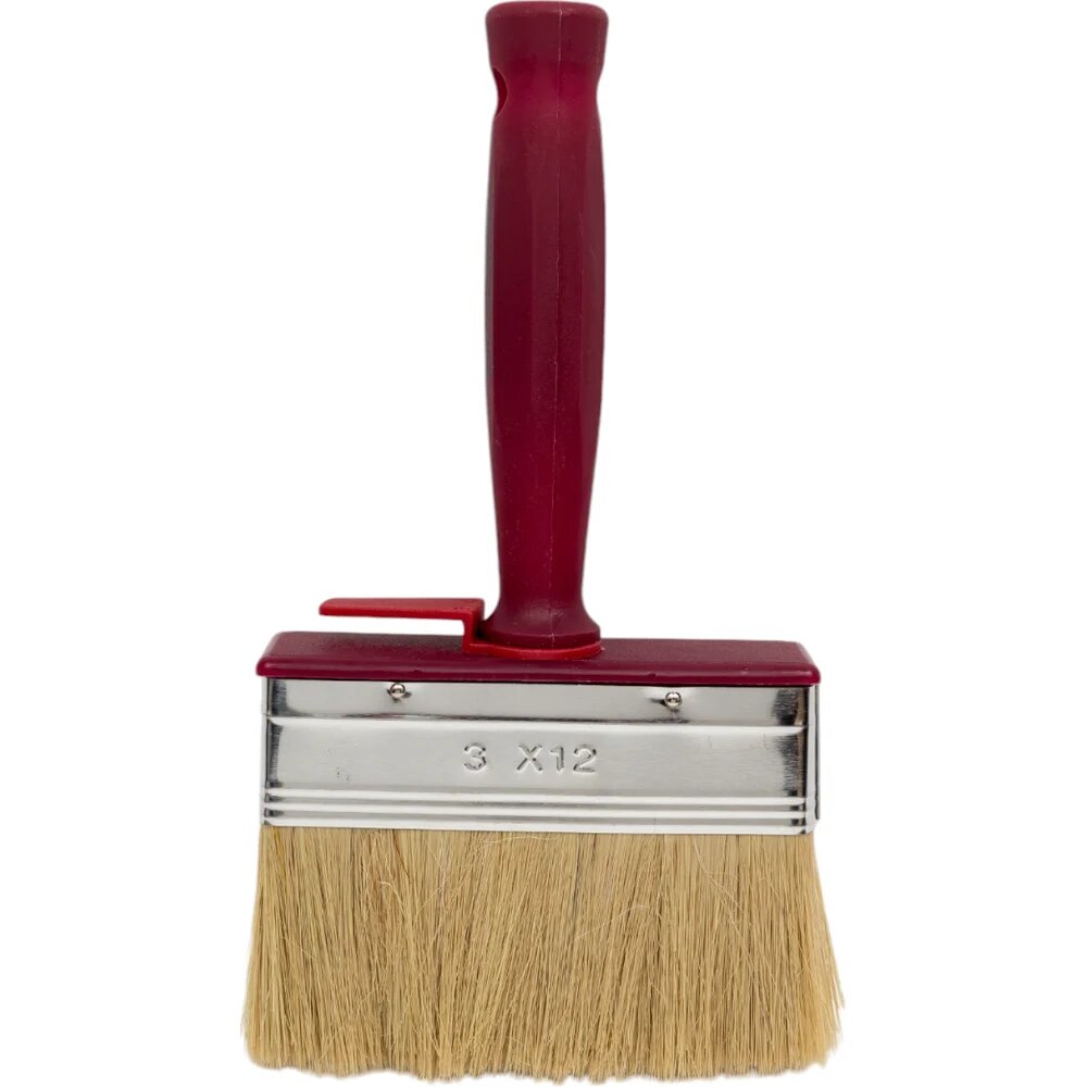 Кисть-макловица Политех 30x120 мм, пластмассовый корпус 1514012, для малярных работ удобна для обработки стен