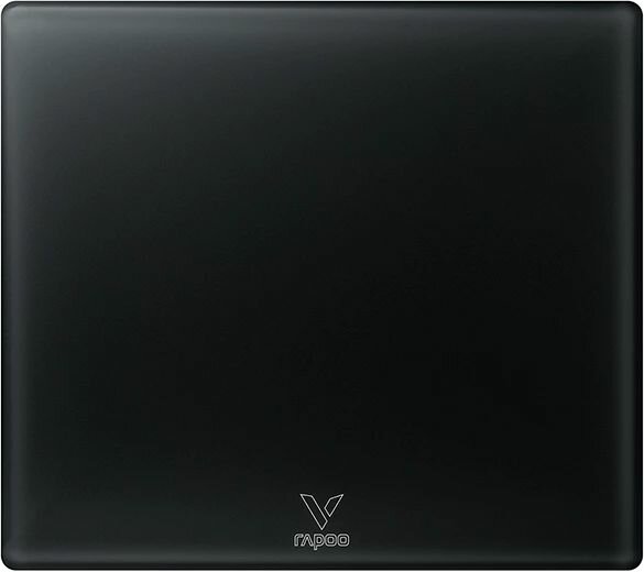 Коврик для мышки RAPOO V10 Glass. Цвет: черный.