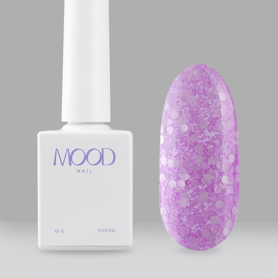 Гель-лак MOODNAIL Holi Festival Purple, 10 г