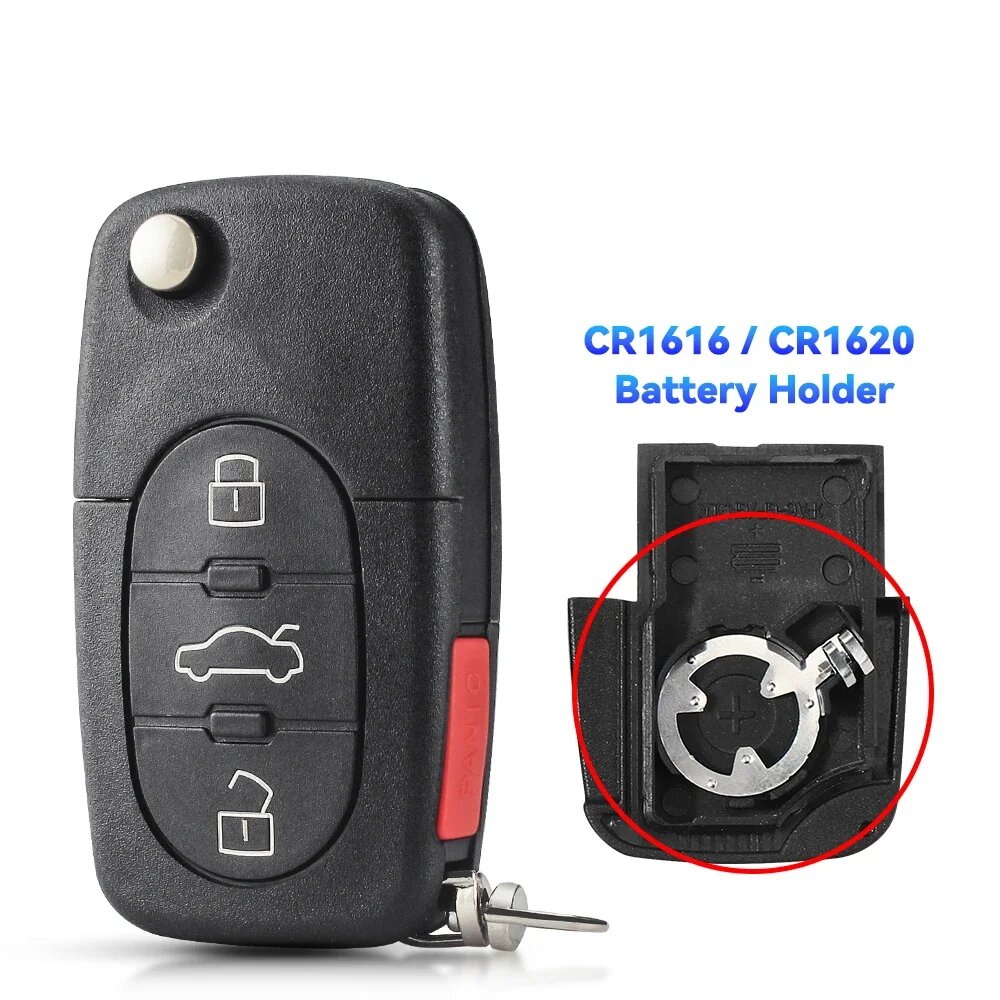 KEYYOU 1 шт. корпус дистанционного ключа для VW Passat Jetta Golf Beetle 4/3 + паника 3/4 4 Buttons