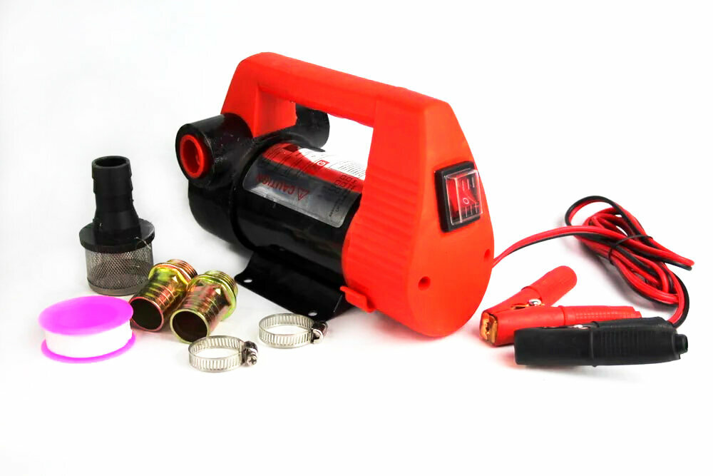 Насос электрический для перекачки дизельного топлива солярки 12v 40л/мин