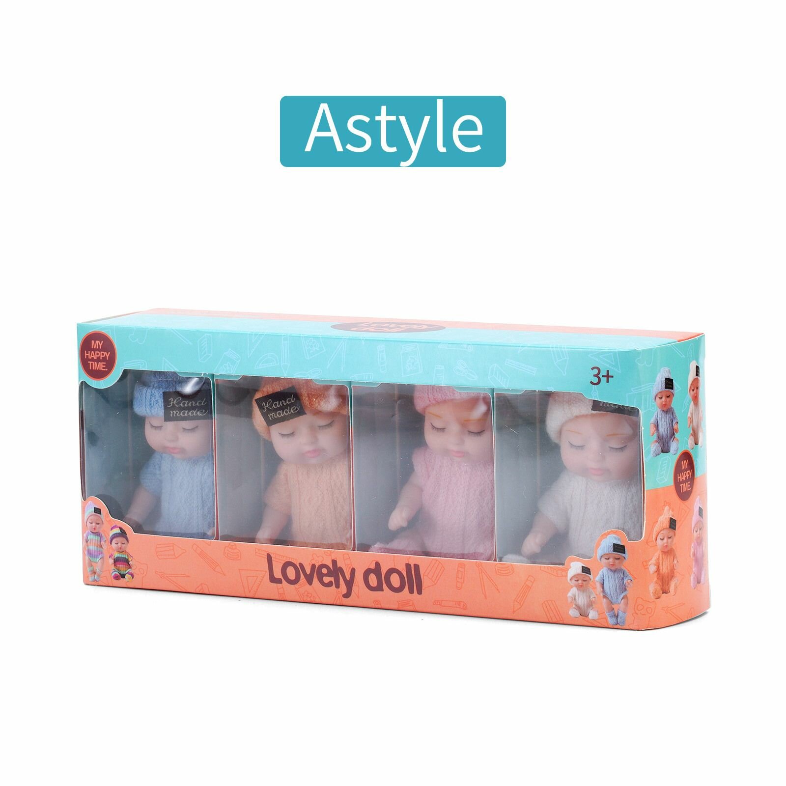 Коробка из 4 штук Кукла во сне bjd имитация перерождения куклы