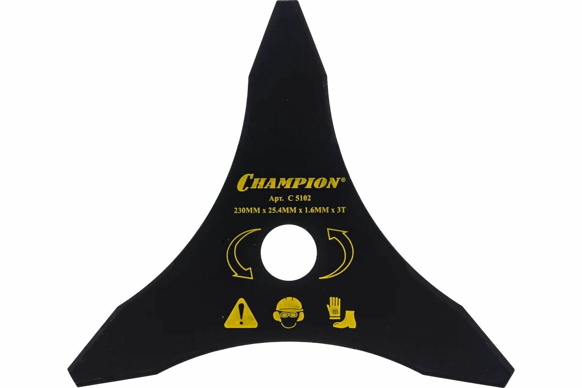 Нож для жесткой травы 3/230/25,4 (тип В)(125R,55,100,120)Champion C5102