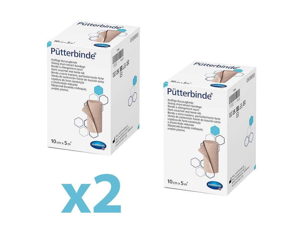 Putterbinde (Пюттербинт) - Бинт эластичный компрессионный, 10 см х 5 м, Paul Hartmann (2уп)