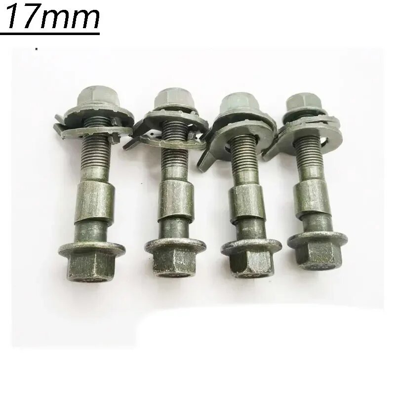 4 шт. 12 мм 10,9 уровневый винт развал болт для выравнивания автомобильных колес дуговый винт эксцентриковый винт инструменты для регулировки ремонта 17mm