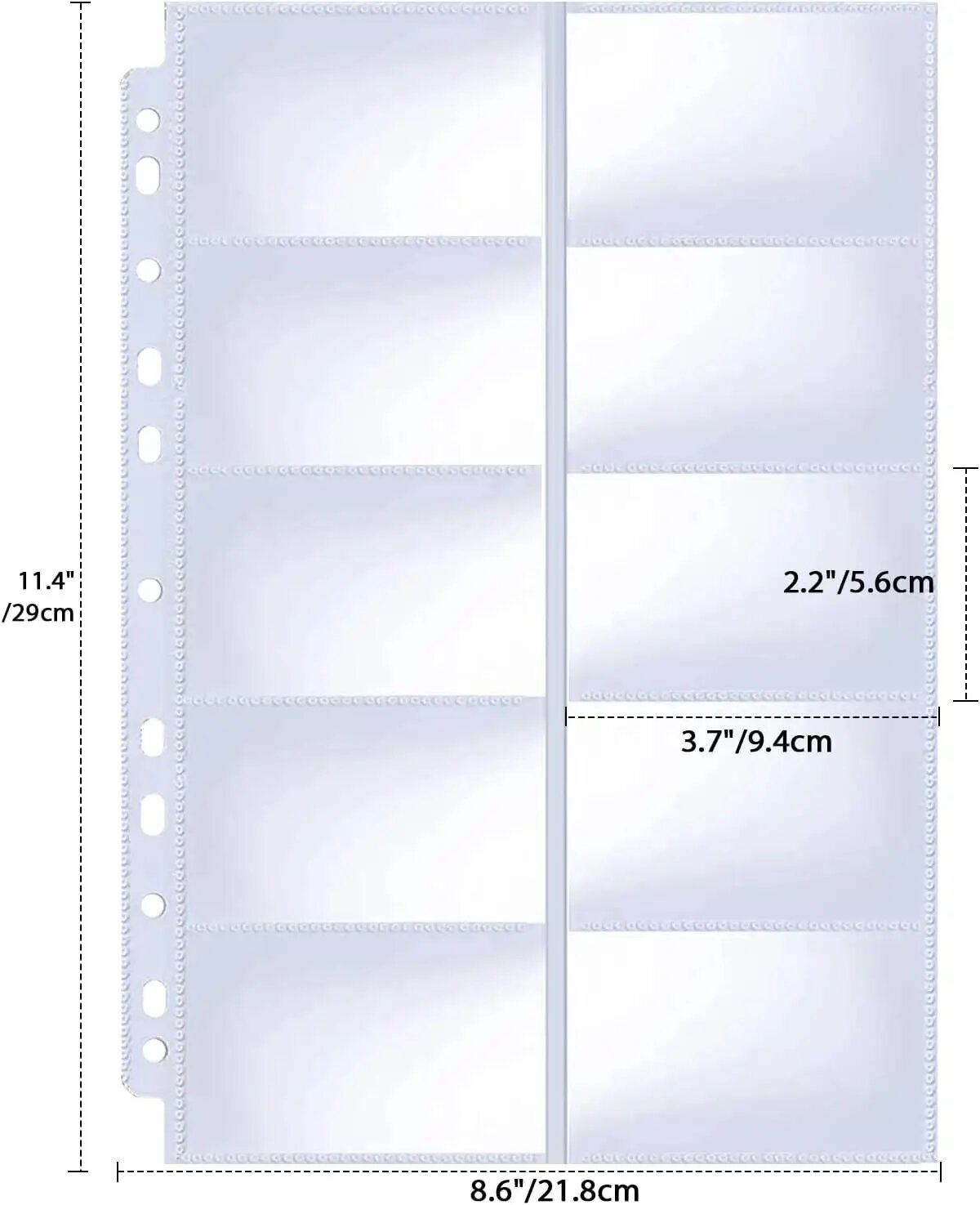 Папка для визиток из полипропилена 15 шт.
