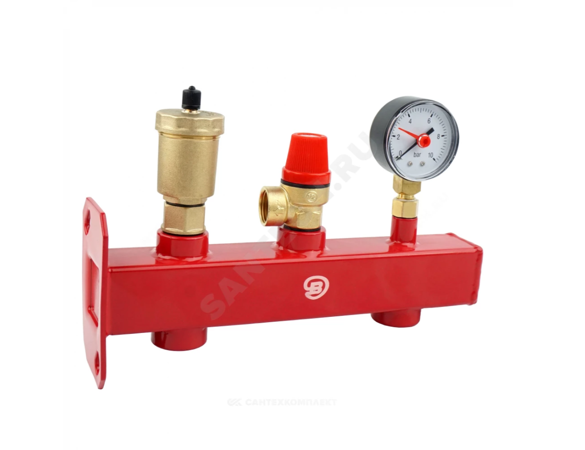 Группа безопасности Benarmo 3/4, для расширительного бака, с манометром