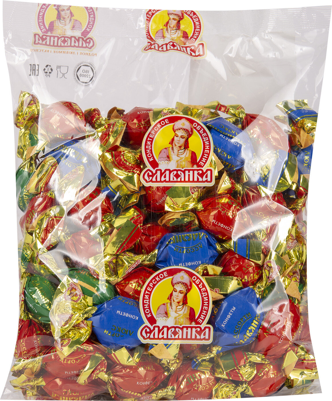 Конфеты Ассорти Славянка Люкс 1 кг