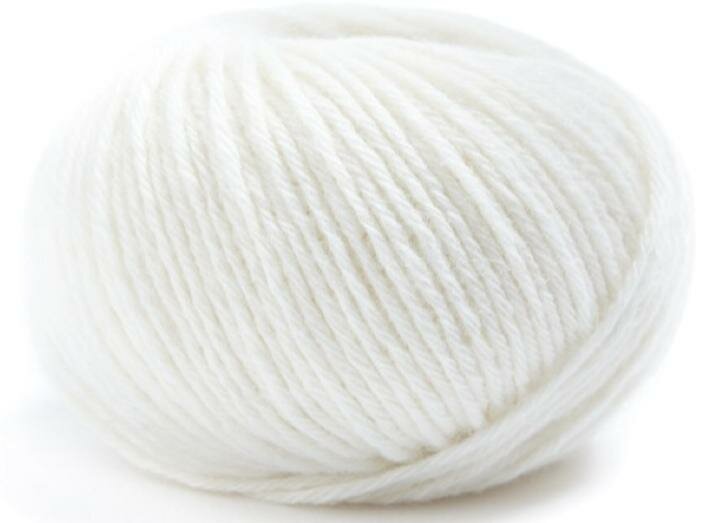 Bergamo /Бергамо/ пряжа Lamana (75% шерсть мериноса сверхтонкая, 25% бэби альпака), 25г/65м (00, natur (натуральный), молочный)