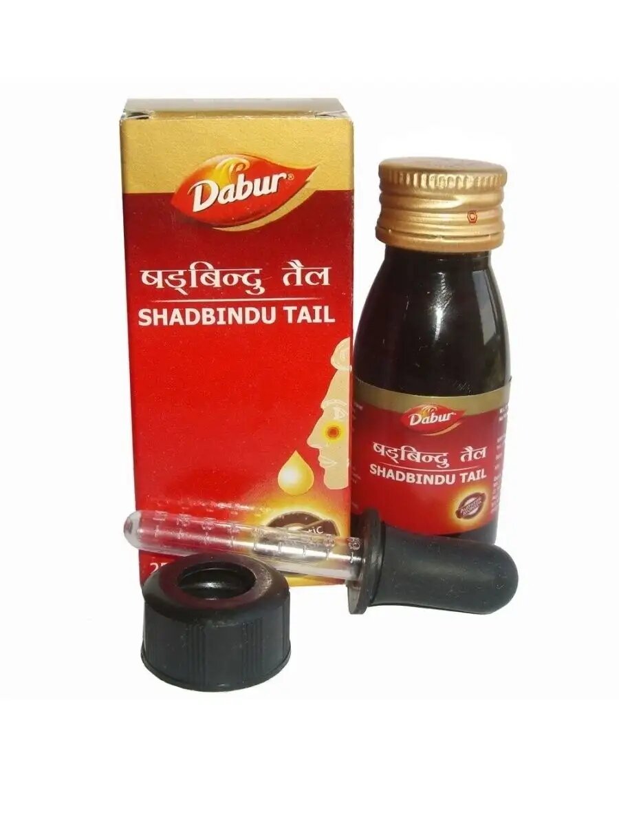 Шадбинду Тайл (Shadbindu Tail) Капли для Носа, Масляные 25мл
