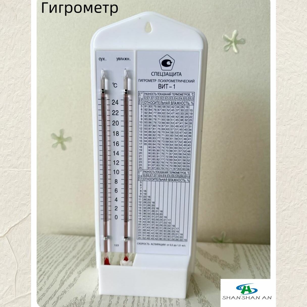 Гигрометр психрометрический, ВИТ-1, гигрометр с поверкой
