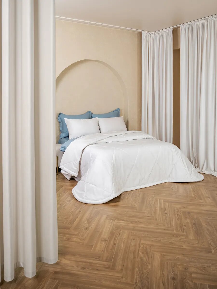 Покрывало на кровать "Беллиссимо", Evrika Home, бархат,260х260 см