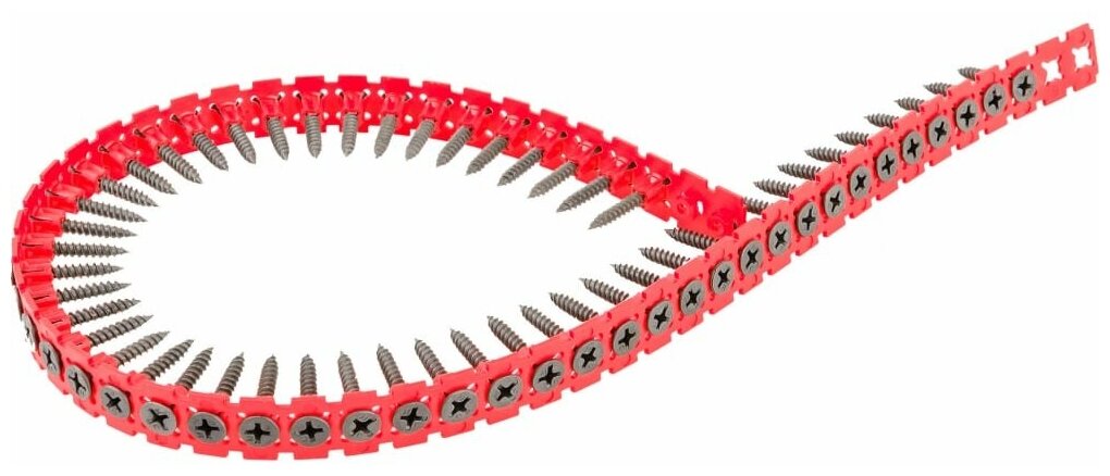 FIXPISTOLS Саморез F-SMP 3,5х35 частый шаг в ленте1000шт/уп 1-3-3-5469