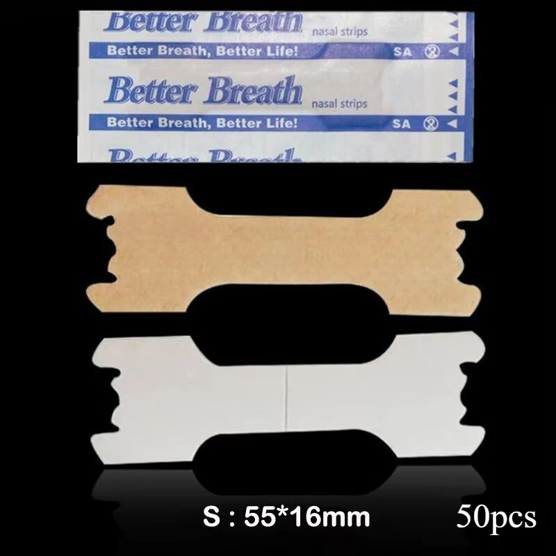 Назальные полоски Better Breath, S: 55*16mm, 50шт, Цвет: 55X16mm-A